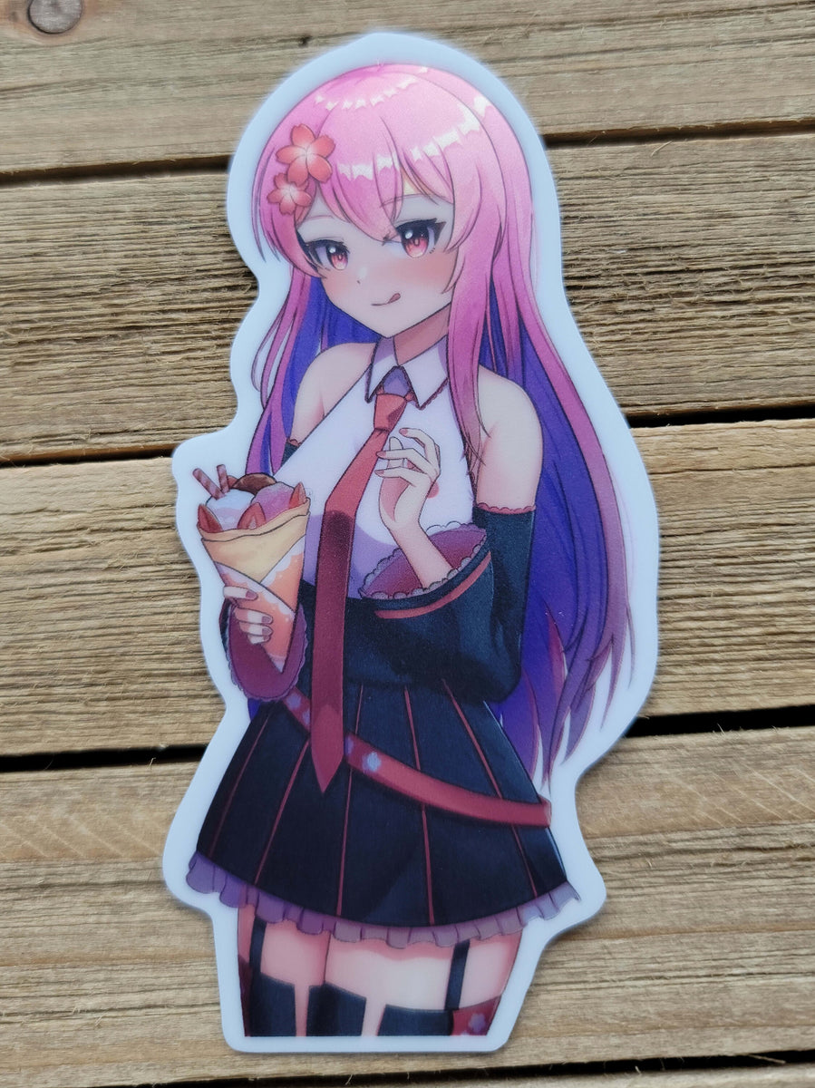 Saki Matte Holographic Decal - Sakurai Armory Mascot